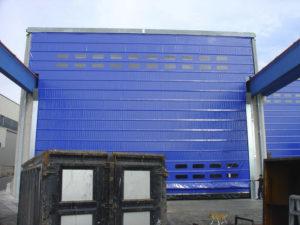 Fold Up Pack Crane Doors - High Speed Overhead Doors | BMP