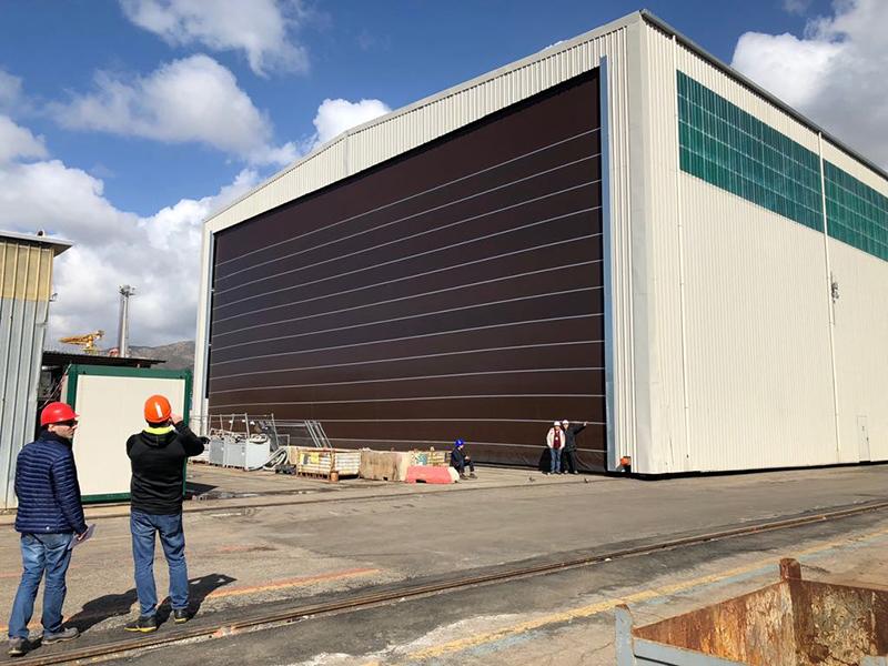 High Speed Fold Up Doors Megapack - Hangar Doors | BMP